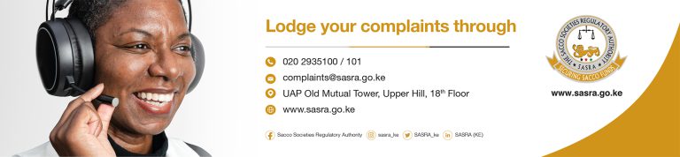 Complaints – SACCO SOCIETIES REGULATORY AUTHORITY (SASRA)